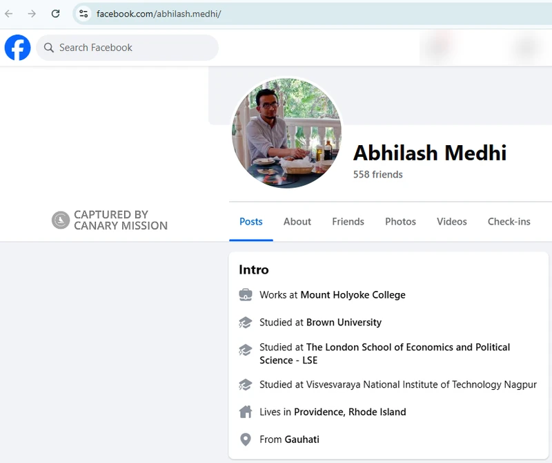 Abhilash Medhi - Canary Mission