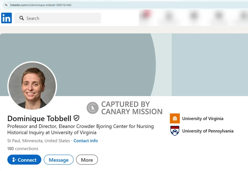 Dominique Tobbell - Canary Mission
