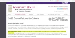 Frances Hamed - Canary Mission