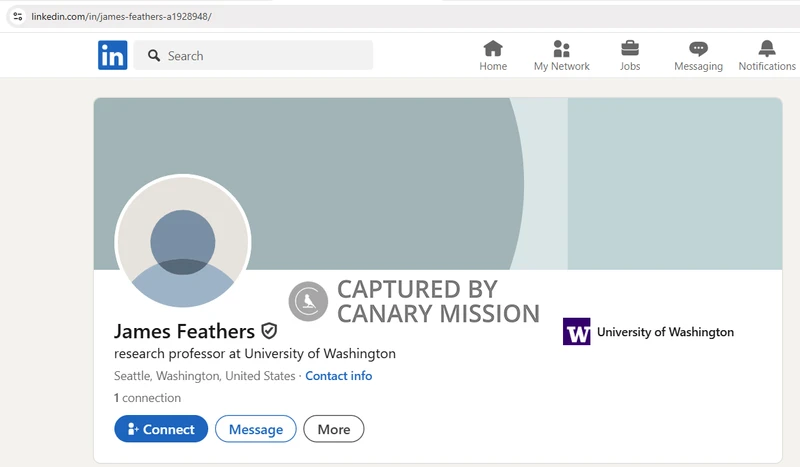 James Feathers - Canary Mission