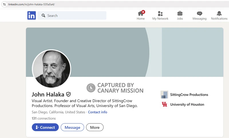 John Halaka - Canary Mission