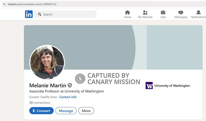 Melanie Martin - Canary Mission