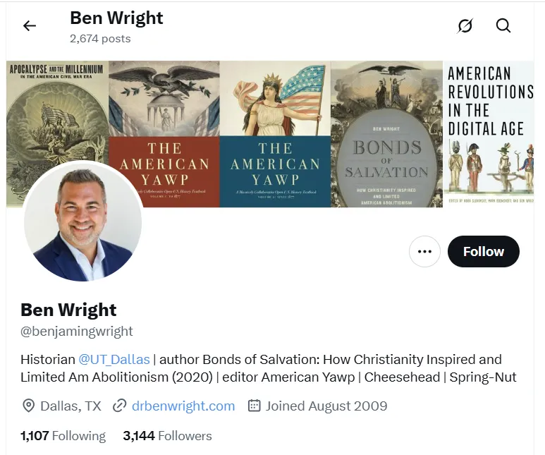 Ben Wright - Canary Mission